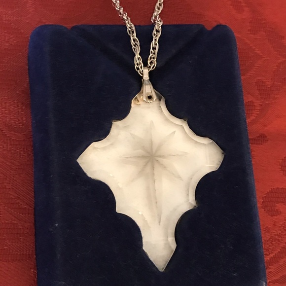 Gorham | Jewelry | New Gorham Lead Crystal Star Pendant W24 Chain ...